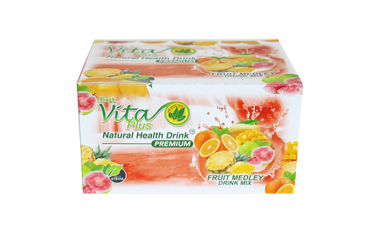 First Vita Plus Natural Health Drink ™ Premium Fruit Medley Drink Mix